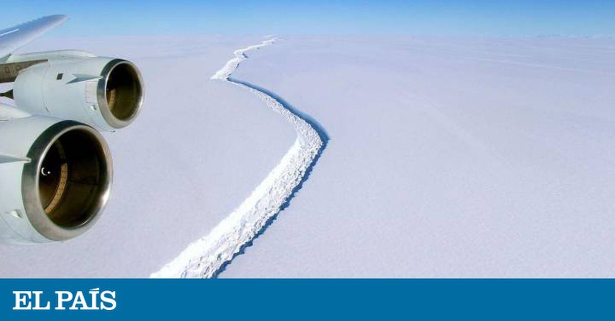 Um dos maiores icebergs da história está a ponto de se soltar | Ciência ...