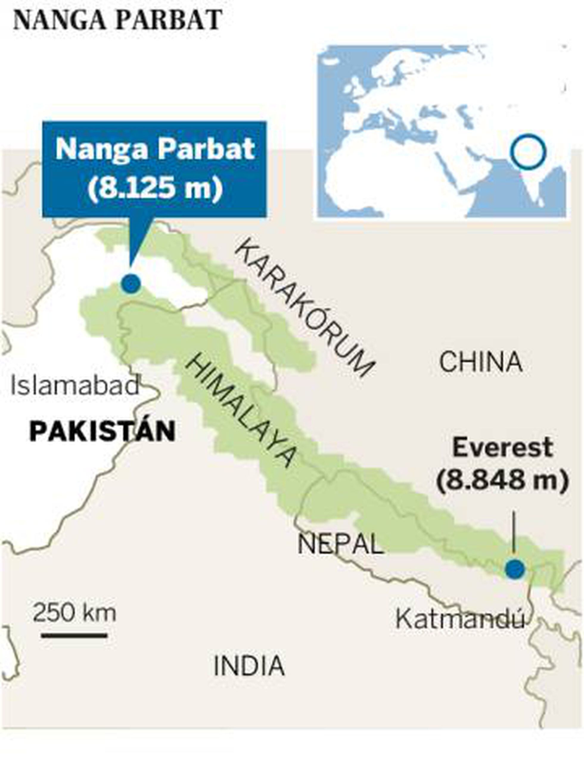Nanga Parbat, a obsessão com a ‘montanha assassina’ | Esportes | EL ...